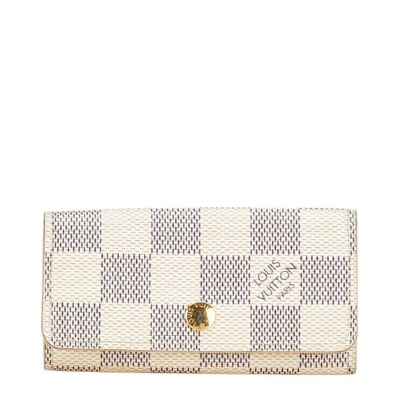 Louis Vuitton | Accessories | Louis Vuitton Damier Azur Multicle 4 Key ...